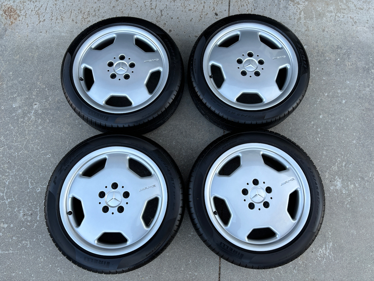 NO RESERVE: 17" AMG Aero II Monoblock Wheels For Sale | The MB Market