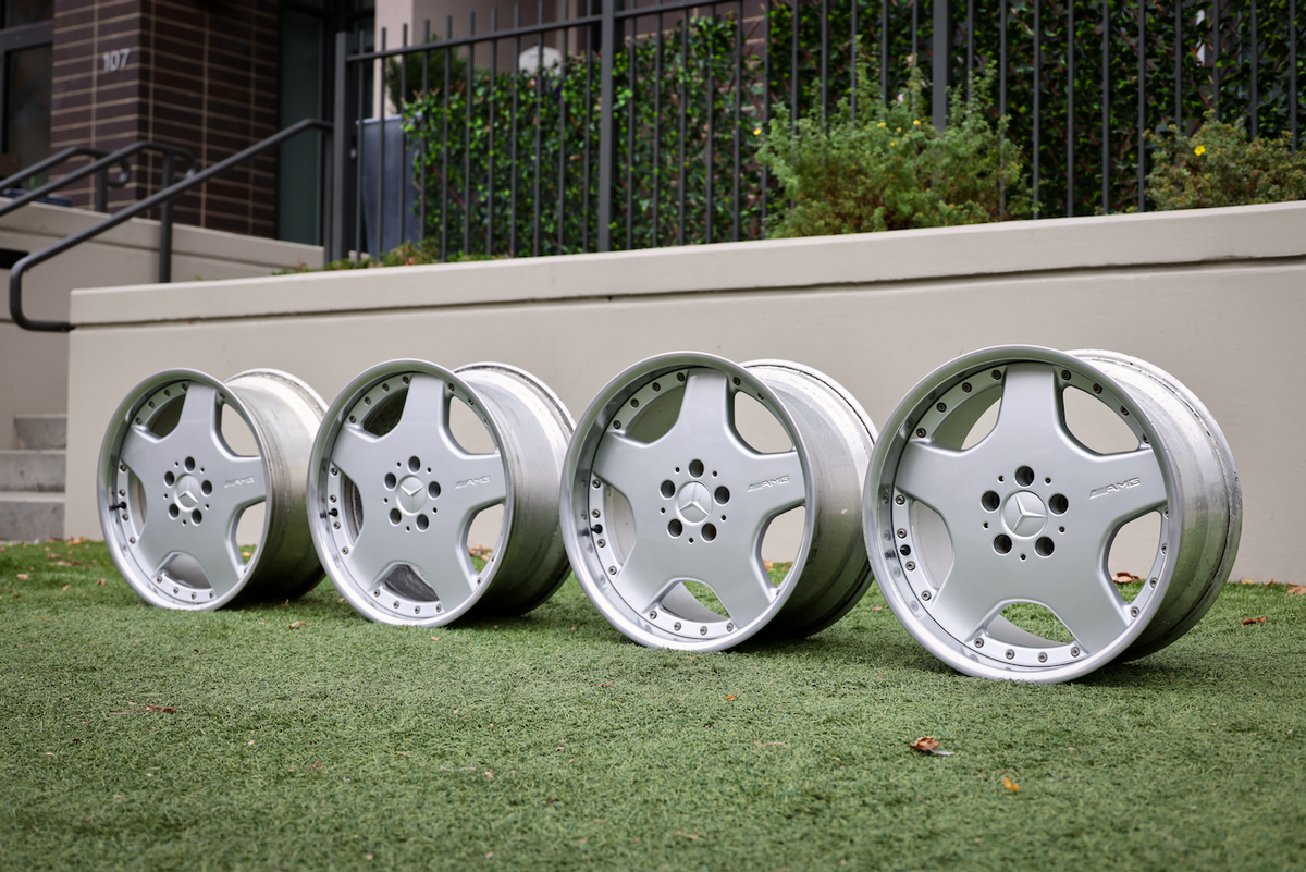 NO RESERVE Staggered 2-Piece 18" AMG Aero II Monoblock Wheels by BBS ...