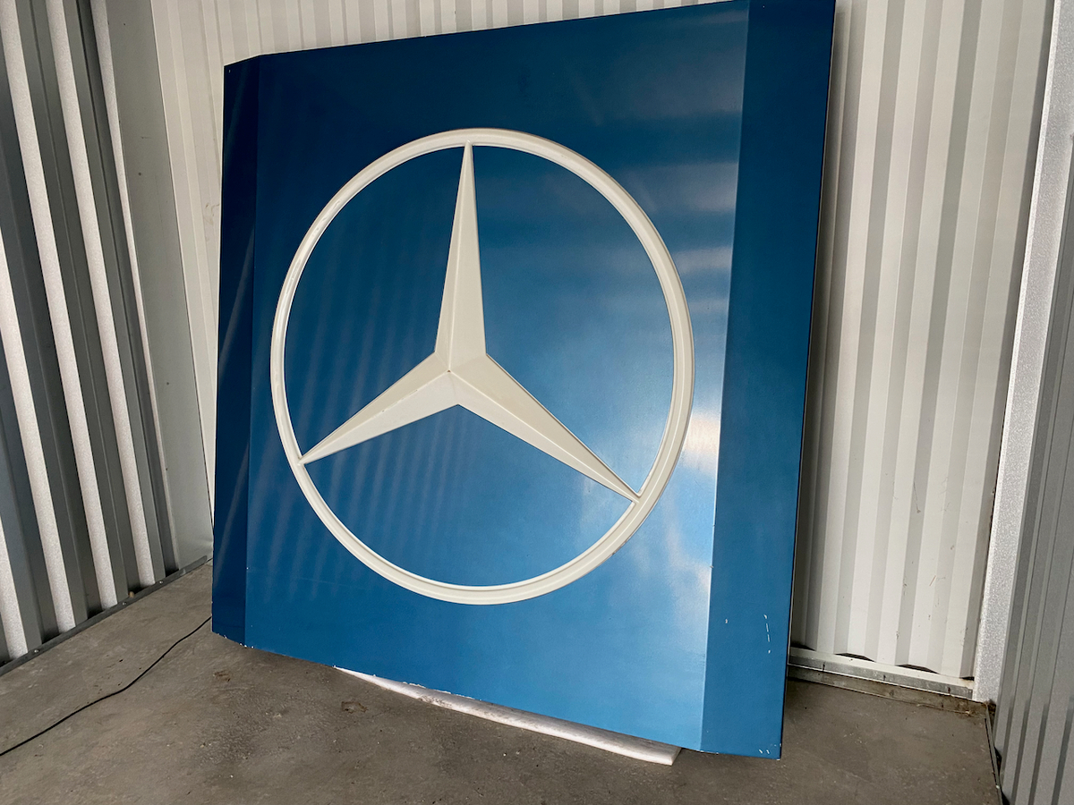 79" X 79" Illuminated Mercedes-Benz Logo Dealer Sign For Sale | The MB ...