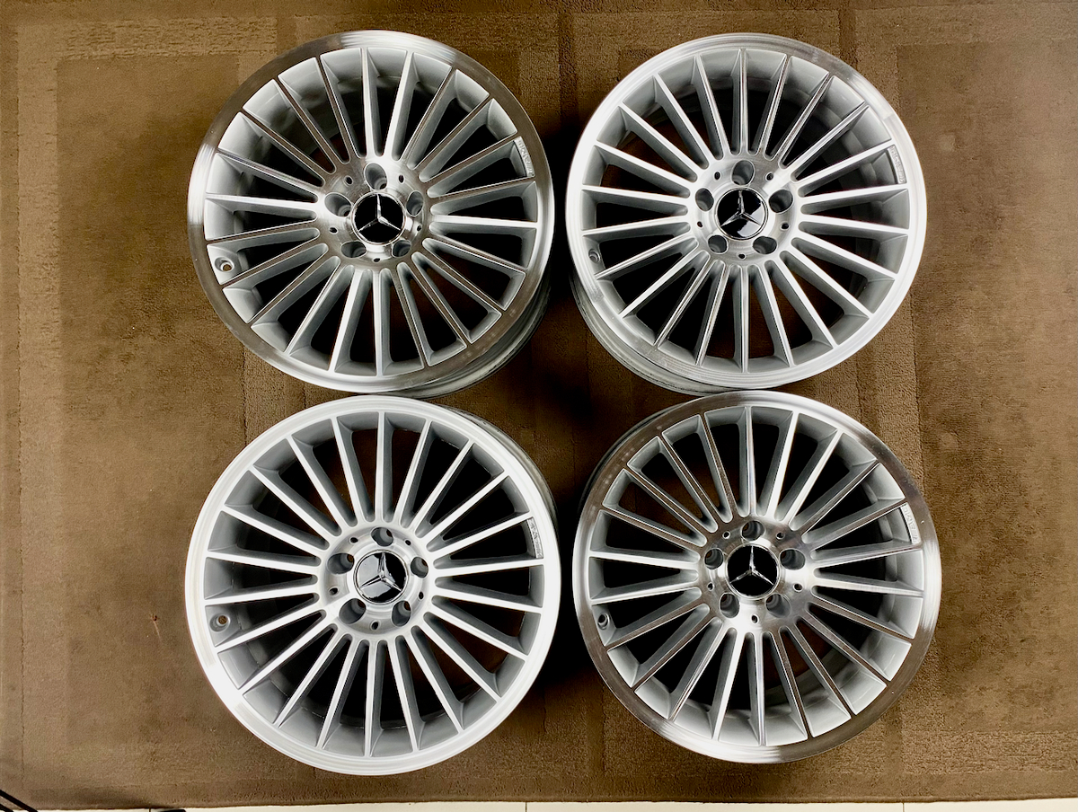 Staggered 18" Mercedes-Benz V22 AMG Wheels by RONAL For Sale | The MB ...