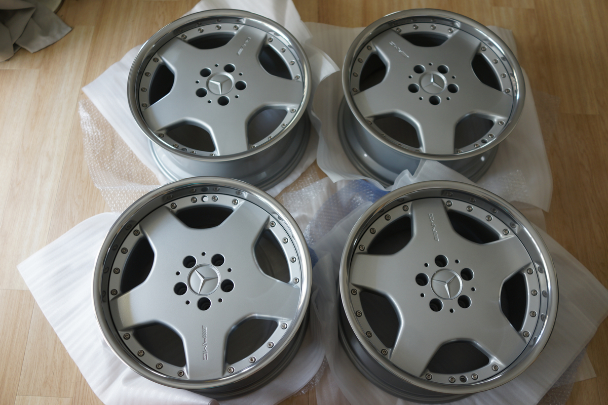 Staggered 2-Piece 18" AMG Aero II Monoblock Wheels by BBS For Sale ...
