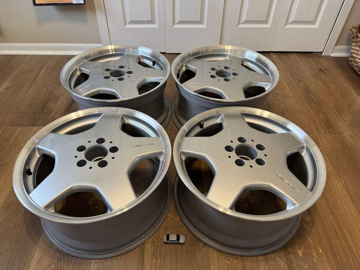NO RESERVE: Staggered 18" AMG Monoblock Wheels For Sale | The MB Market
