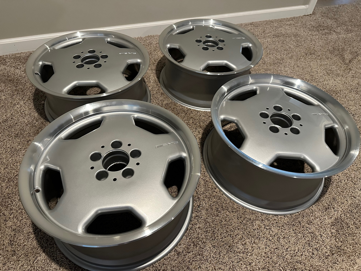 NO RESERVE: Staggered 17" AMG Aero II Monoblock Wheels For Sale | The ...