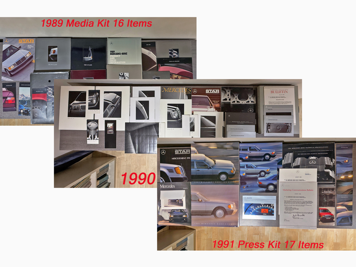 Collection of Mercedes-Benz Literature & Press Kits For Sale | The MB ...