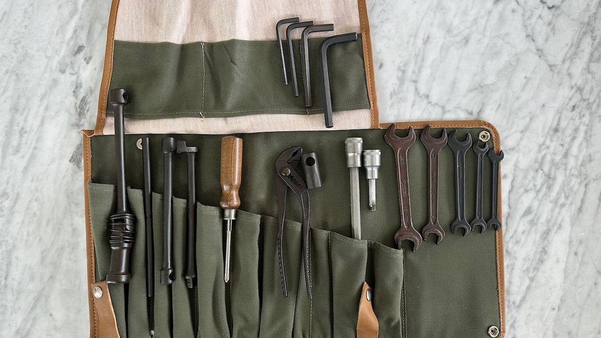 No Reserve: Refurbished 1957 Mercedes-Benz 300SL Tool Roll & Tools For ...