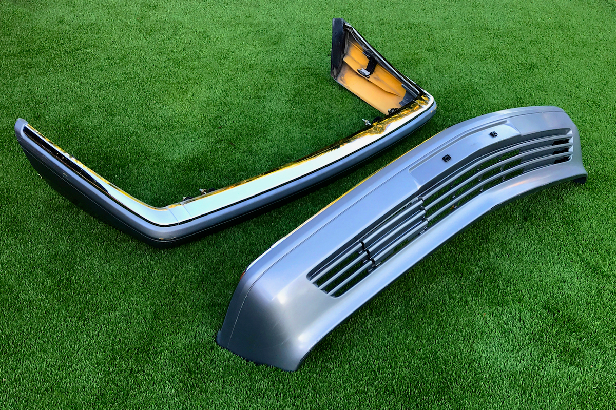 NO RESERVE: Mercedes-Benz W126 Gen II Euro-Spec Front & Rear Bumpers ...