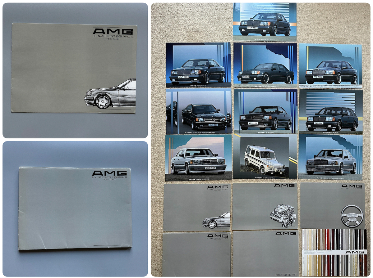 Various Pre-Merger AMG Brochures and Catalogues For Sale | The MB Market