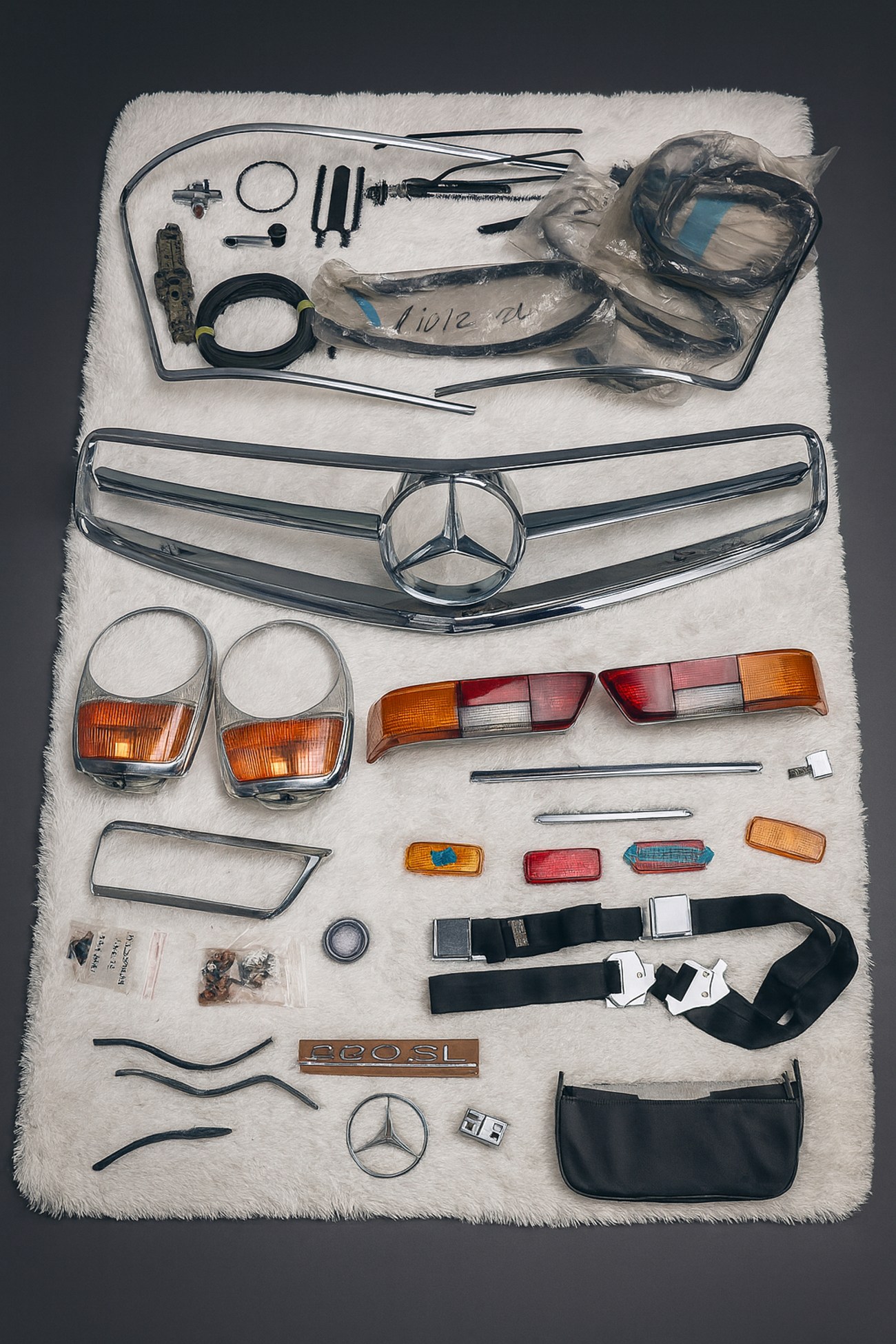 Lot of W113 Mercedes-Benz SL “Pagoda” Parts For Sale | The MB Market