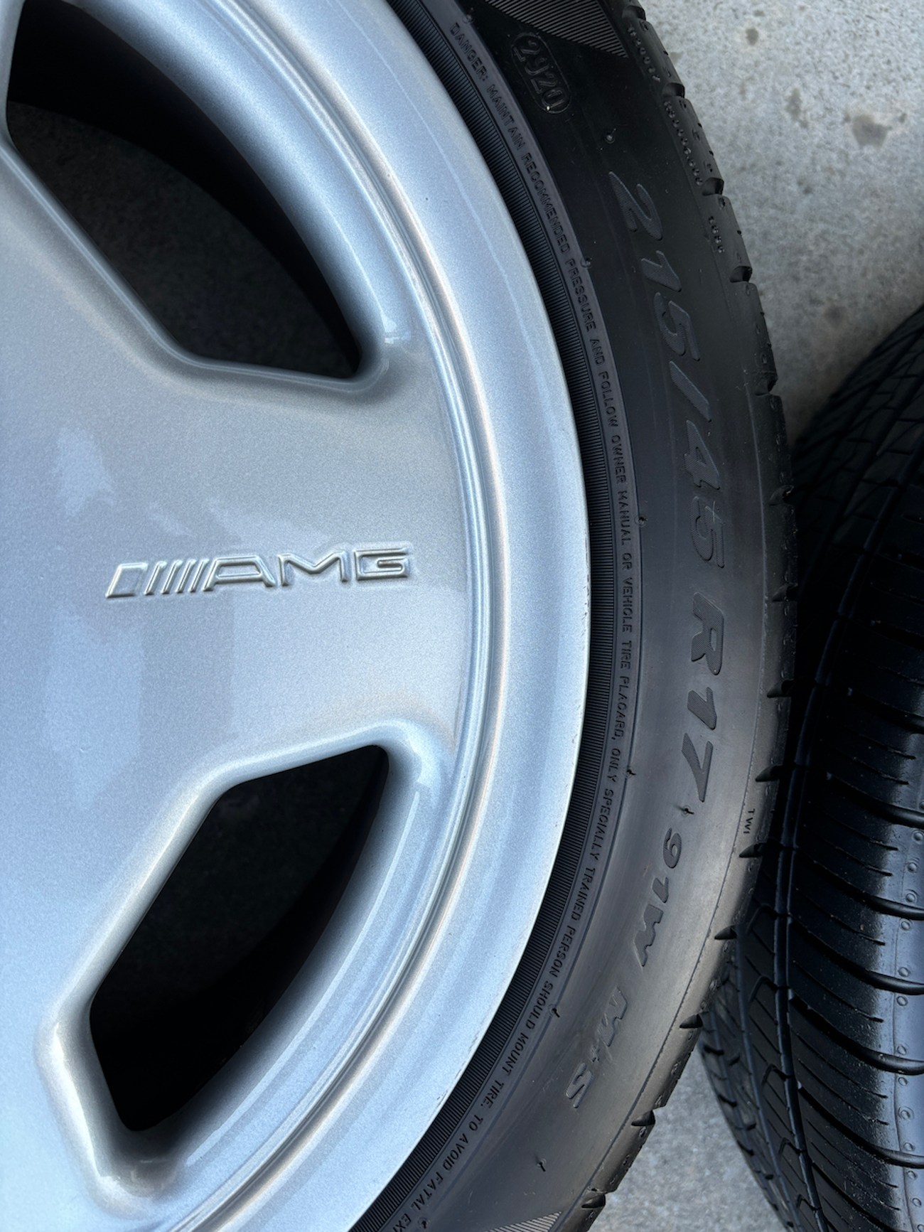 NO RESERVE: 17" AMG Aero II Monoblock Wheels For Sale | The MB Market