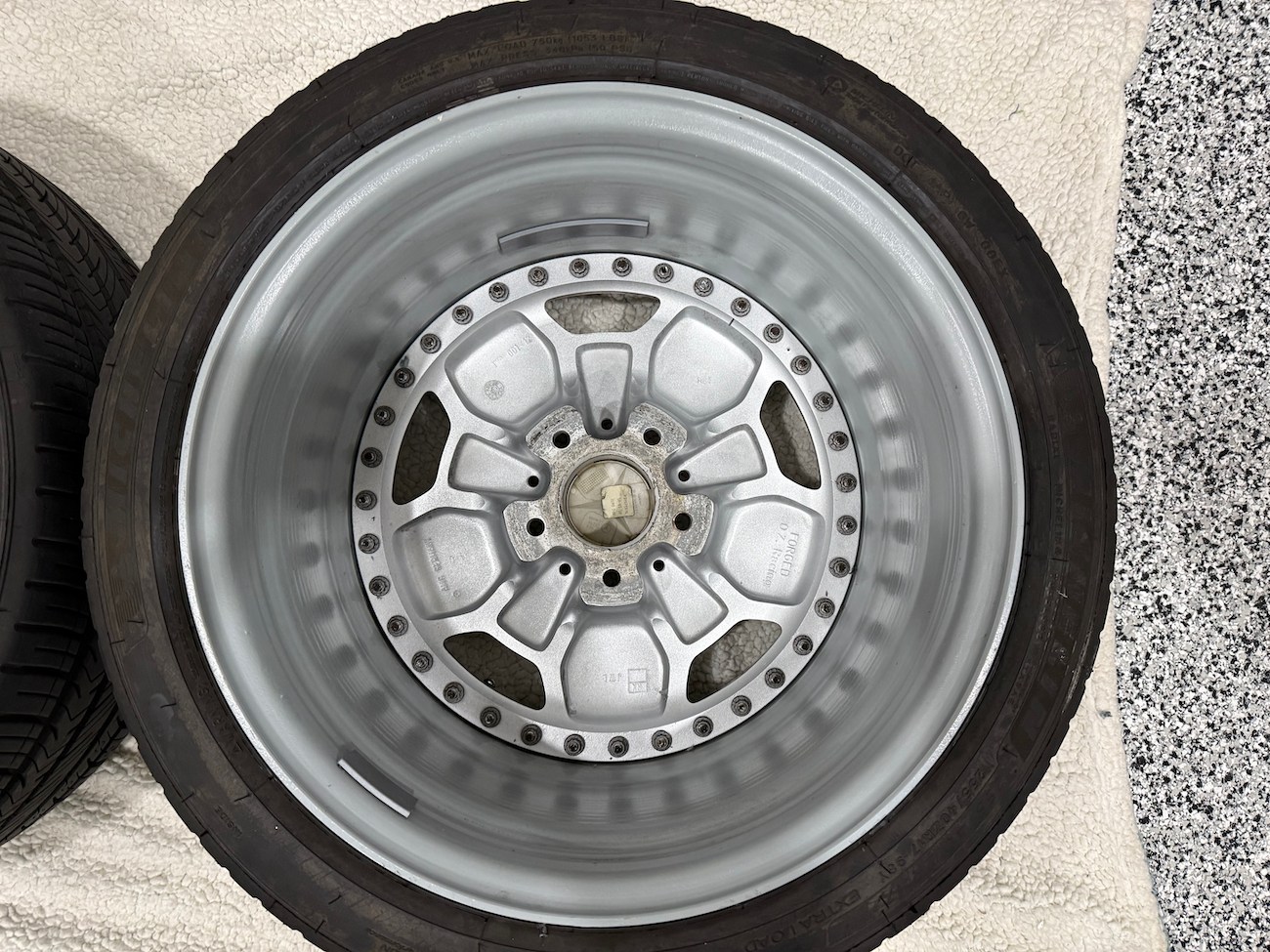 Staggered 3-piece 17" AMG Aero III Wheels by OZ Racing w/Tires For Sale ...