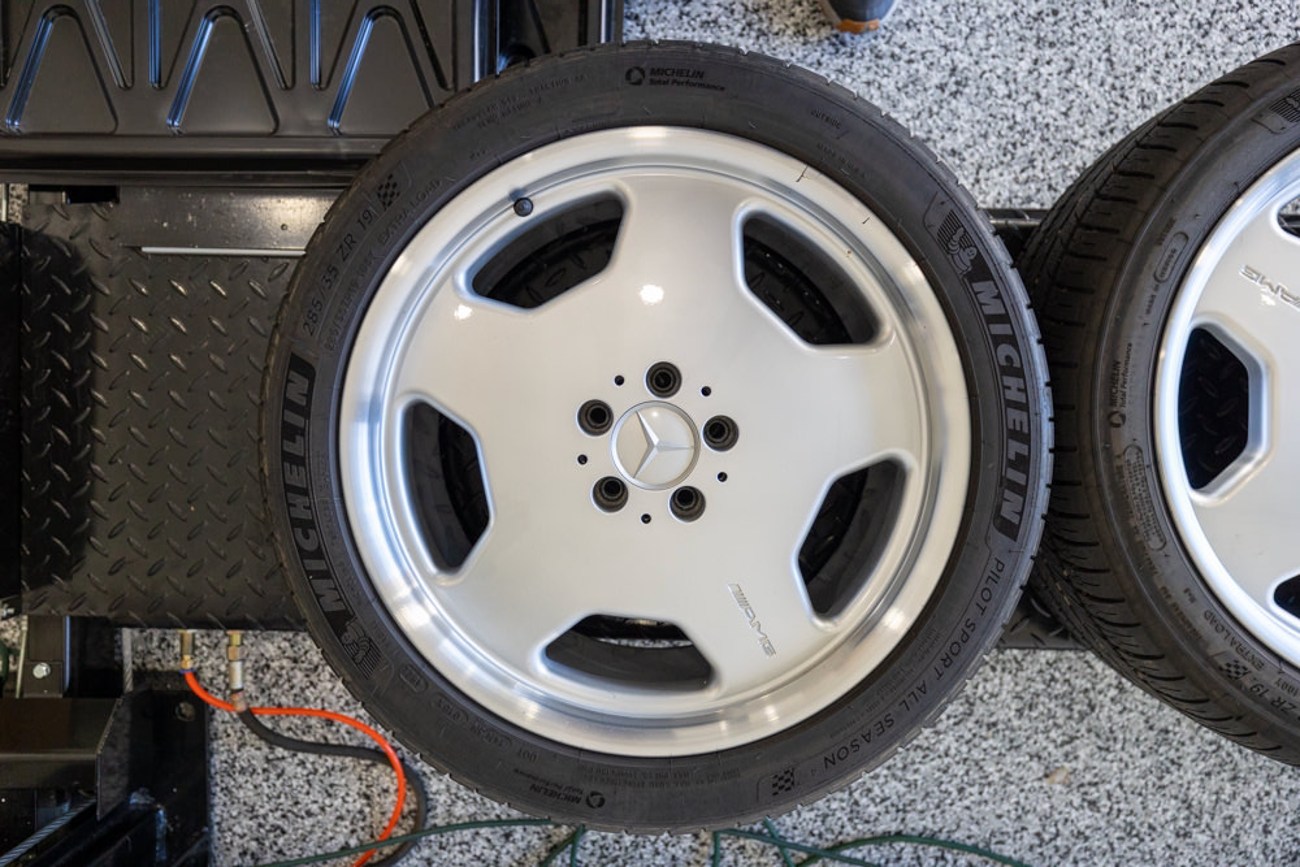 Staggered 19" AMG Aero II Monoblock Wheels w/Michelin Tires For Sale ...