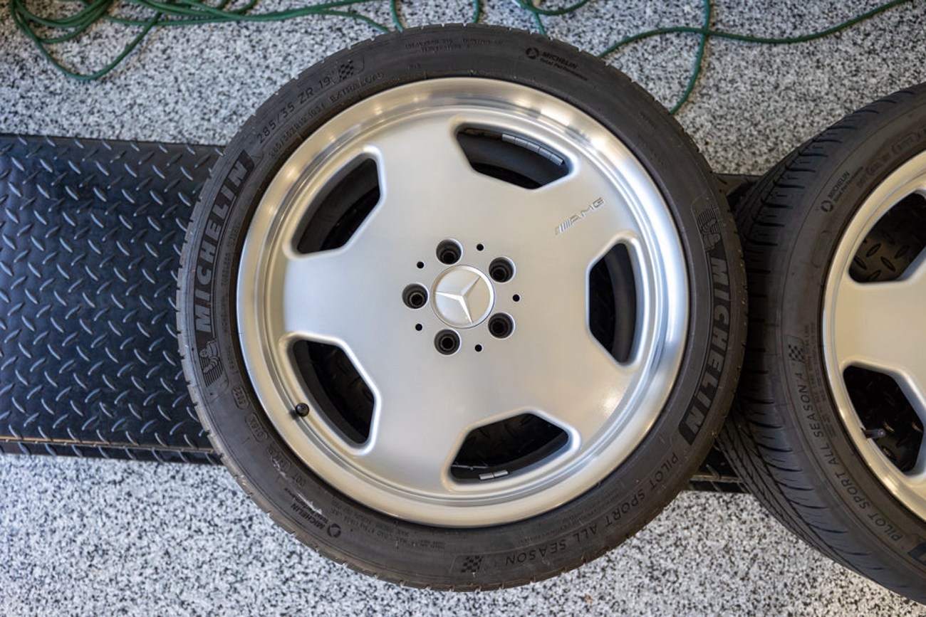 Staggered 19" AMG Aero II Monoblock Wheels w/Michelin Tires For Sale ...