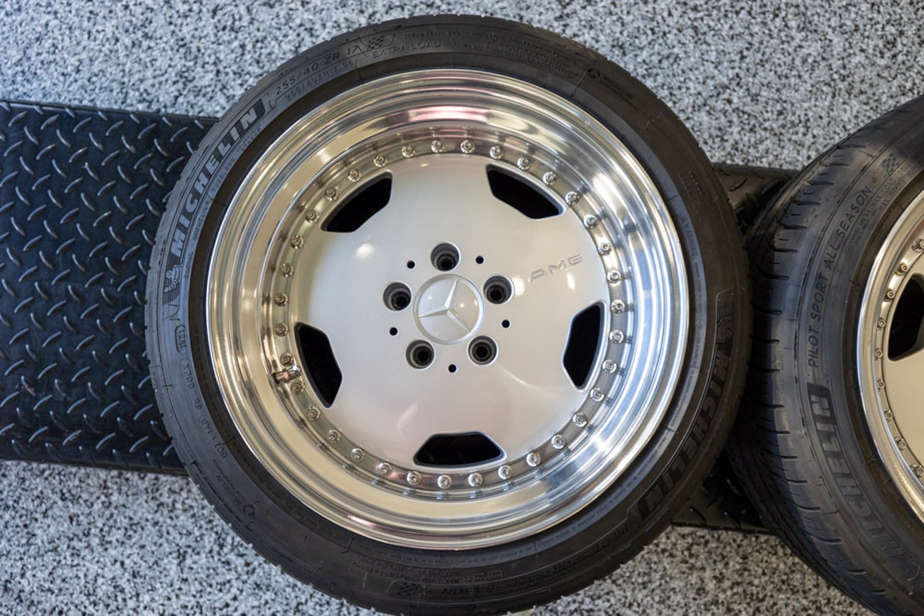 Staggered 3-piece 17" AMG Aero III Wheels by OZ Racing w/Tires For Sale ...