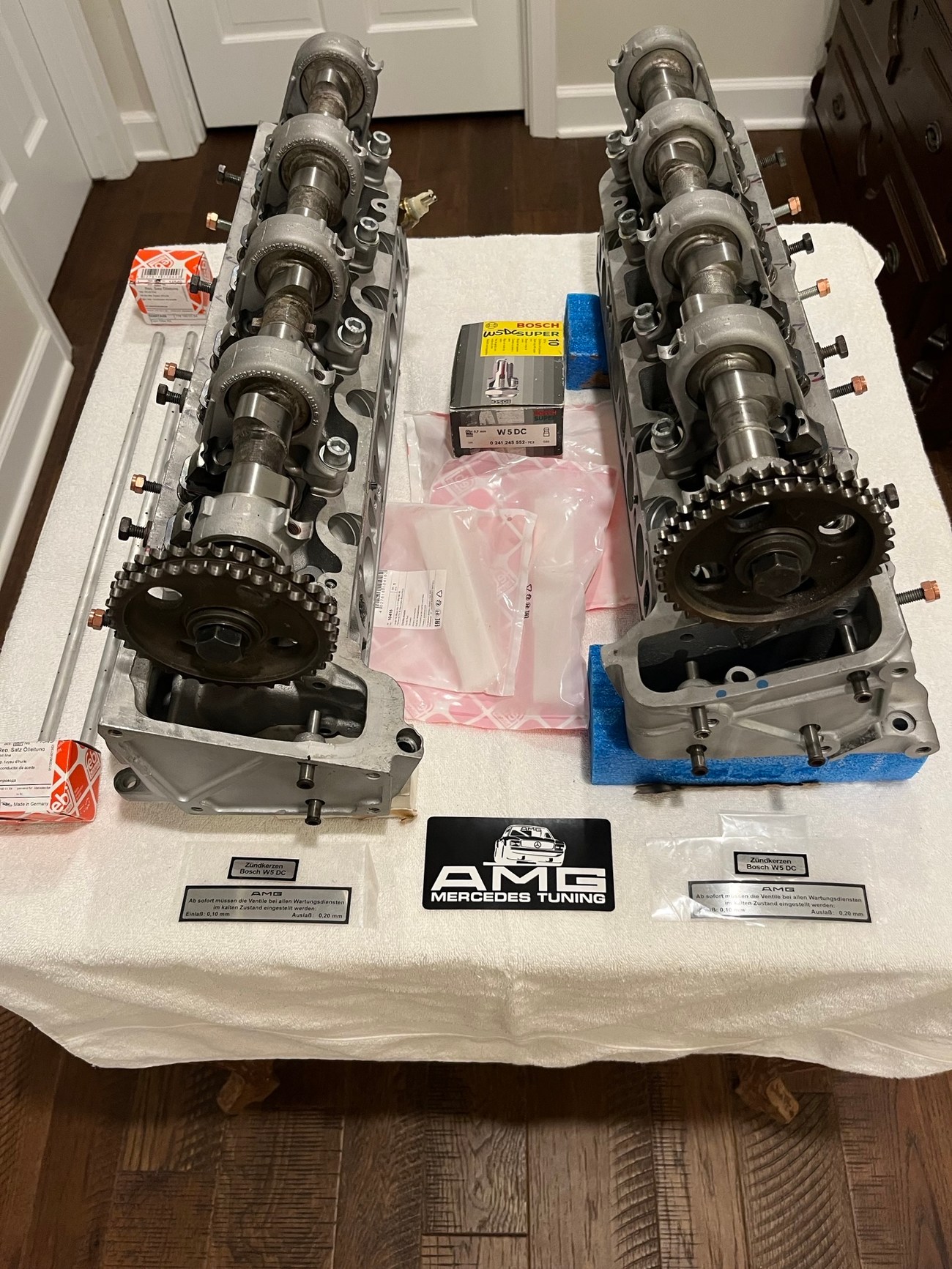 AMG M117 Cylinder Heads, AMG 50.1 Cams, & Solid Lifters For Sale | The ...