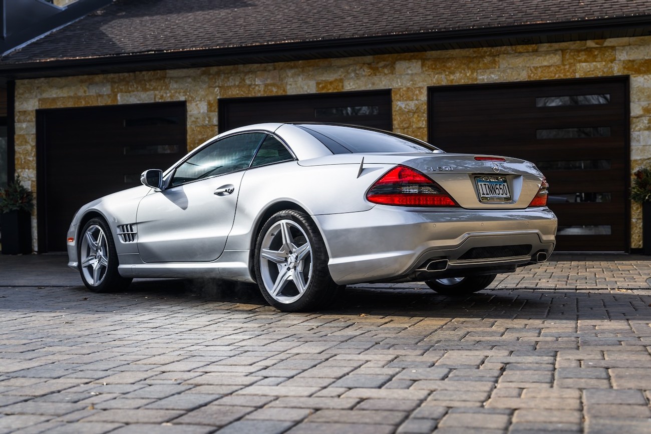 8k-Mile 2009 Mercedes-Benz SL550 Silver Arrow For Sale | The MB Market