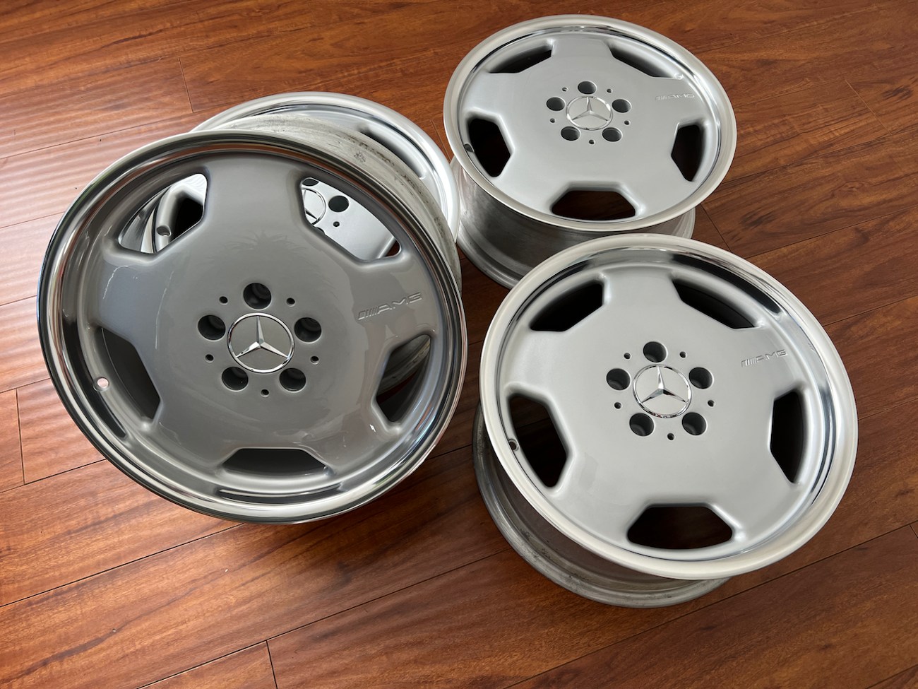 Staggered 17" AMG Aero II Monoblock Wheels For Sale | The MB Market