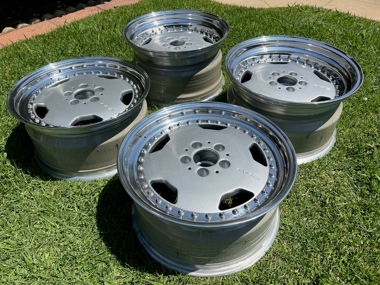 Staggered 3-piece 17" AMG Aero III Wheels by OZ Racing For Sale | The ...