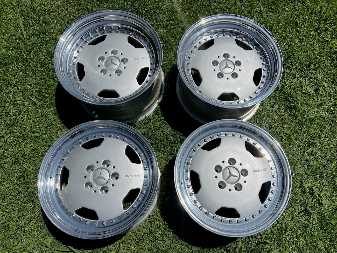 Staggered 3-piece 17" AMG Aero III Wheels by OZ Racing For Sale | The ...