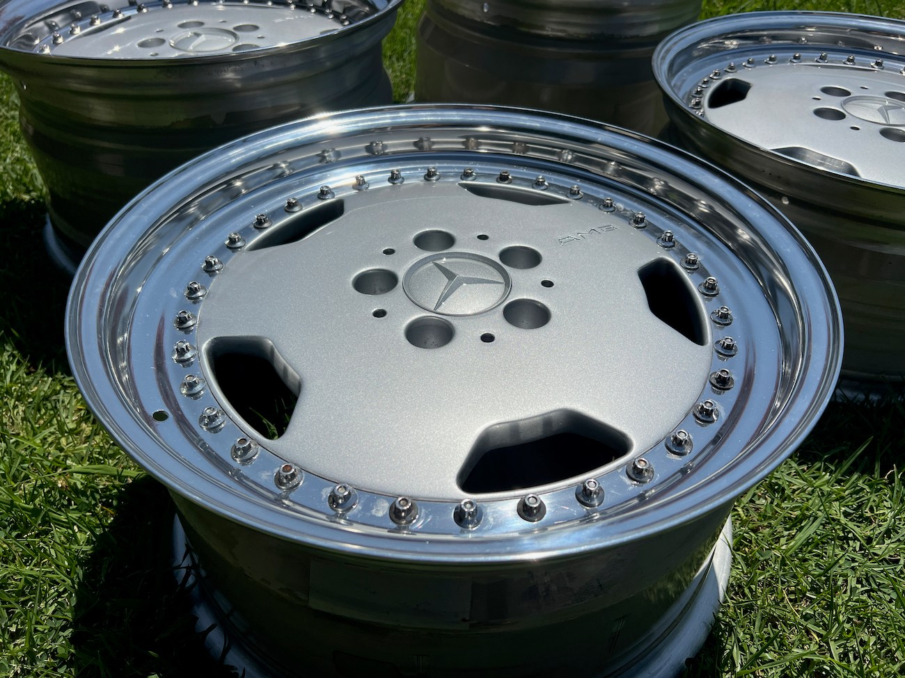 Staggered 3-piece 17" AMG Aero III Wheels by OZ Racing For Sale | The ...