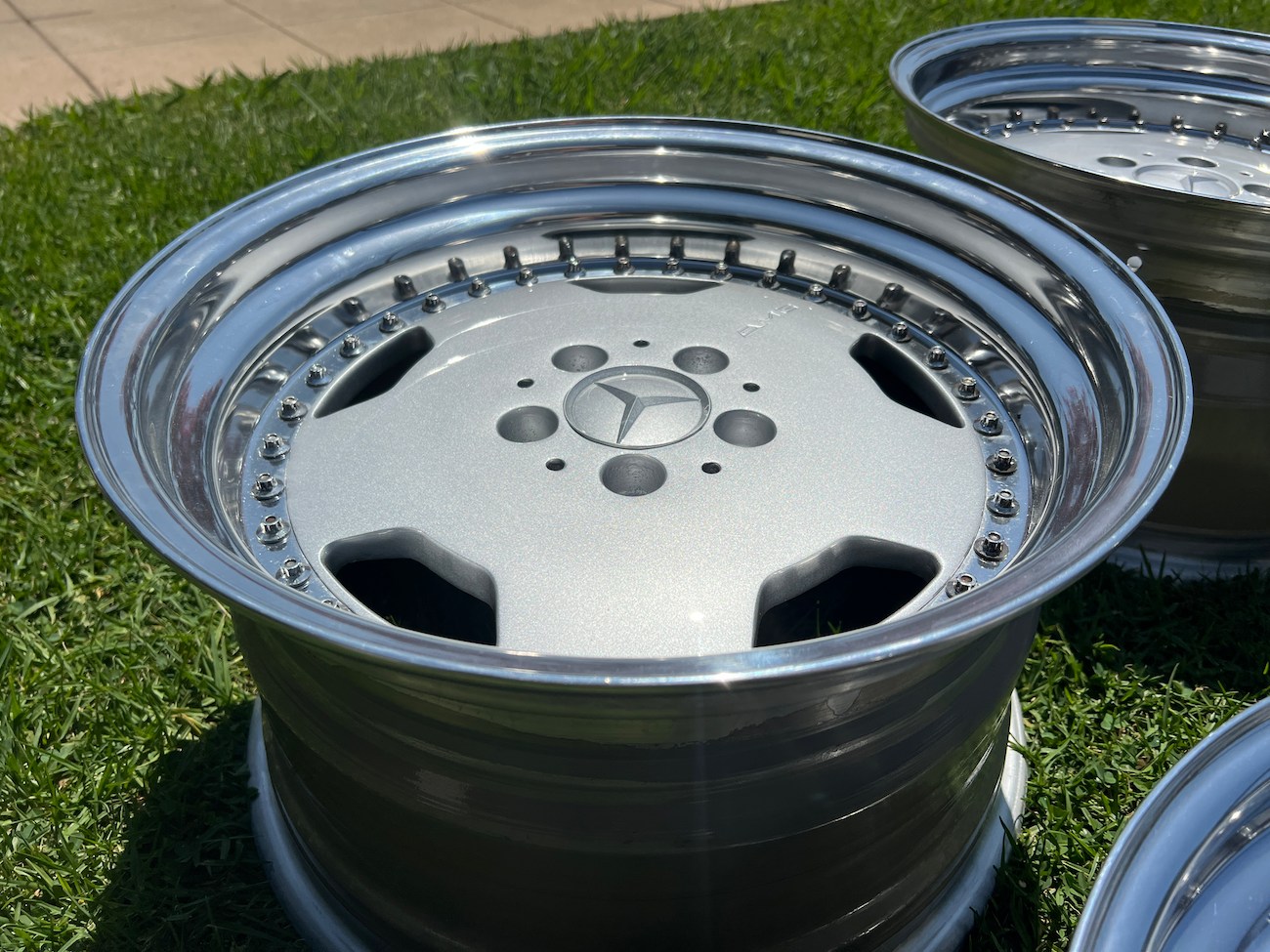 Staggered 3-piece 17" AMG Aero III Wheels by OZ Racing For Sale | The ...