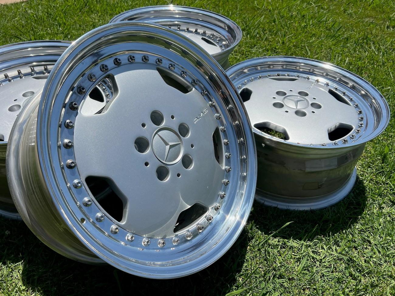 Staggered 3-piece 17" AMG Aero III Wheels by OZ Racing For Sale | The ...