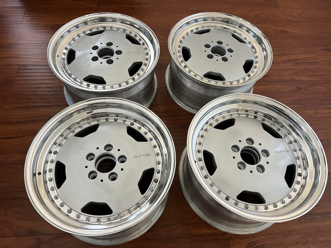 Staggered 3-piece 17" AMG Aero III Wheels by OZ Racing For Sale | The ...
