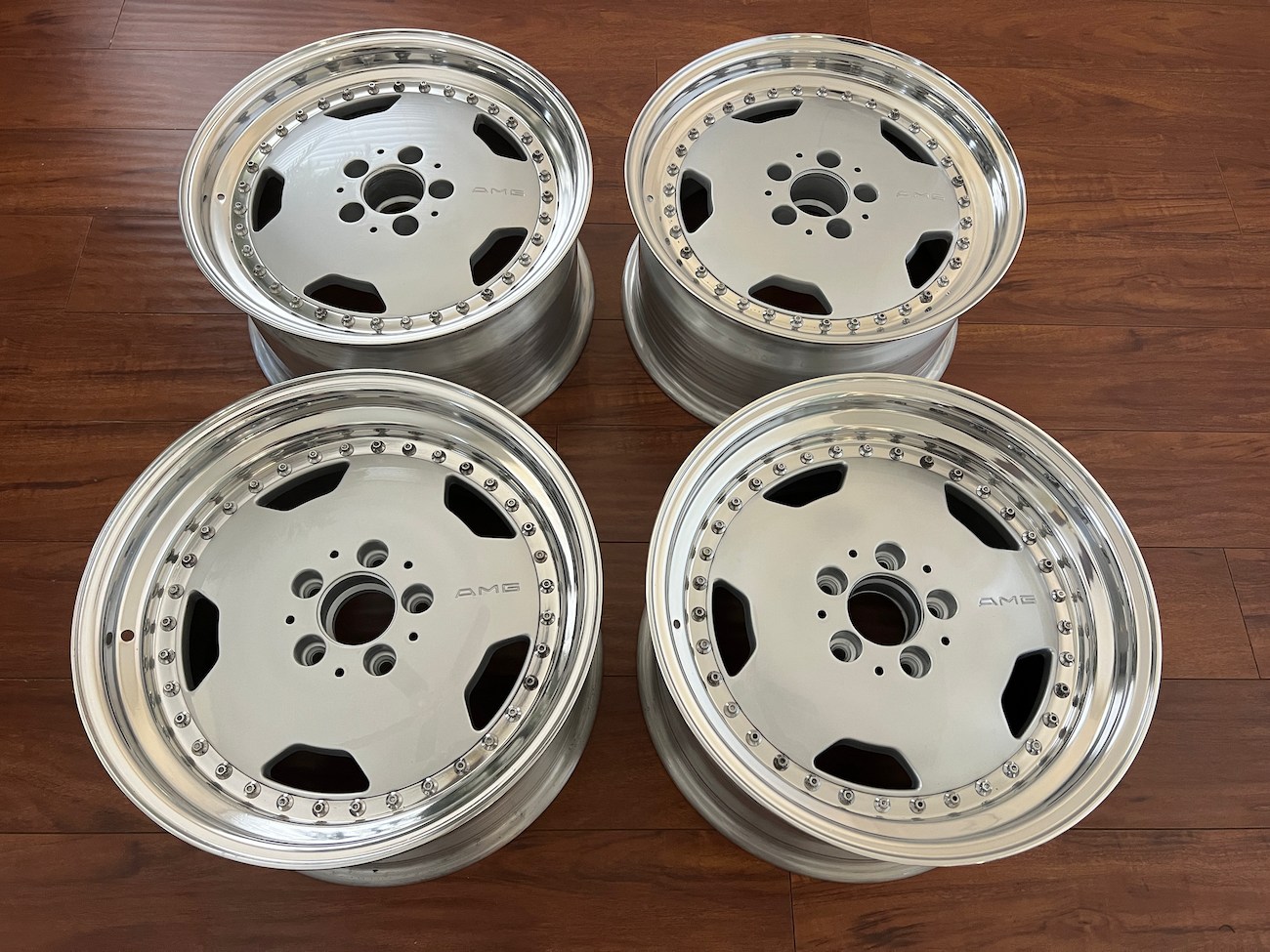 Staggered 3-piece 17" AMG Aero III Wheels by OZ Racing For Sale | The ...