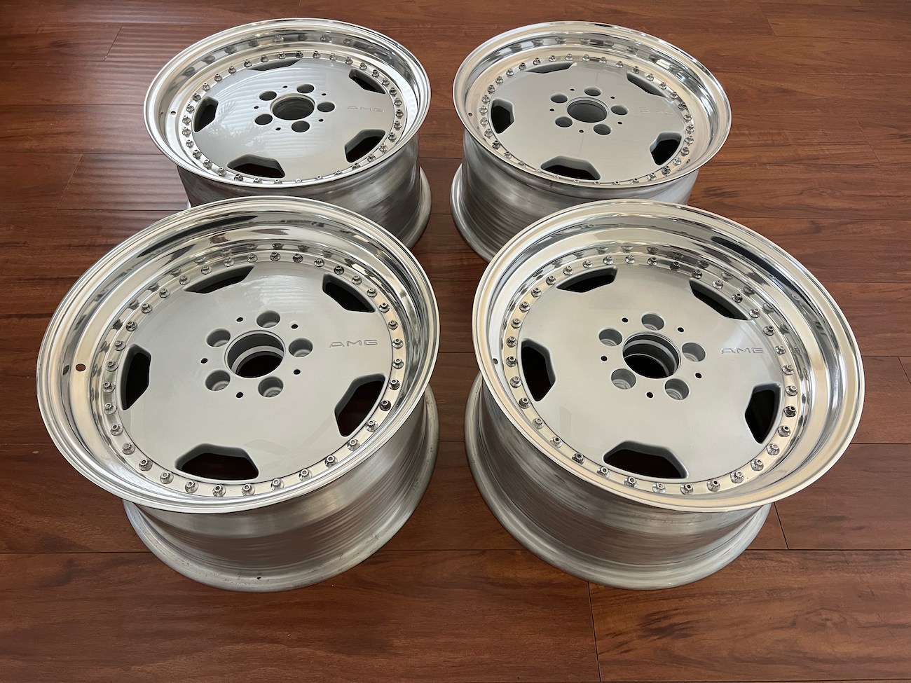 Staggered 3-piece 17" AMG Aero III Wheels by OZ Racing For Sale | The ...