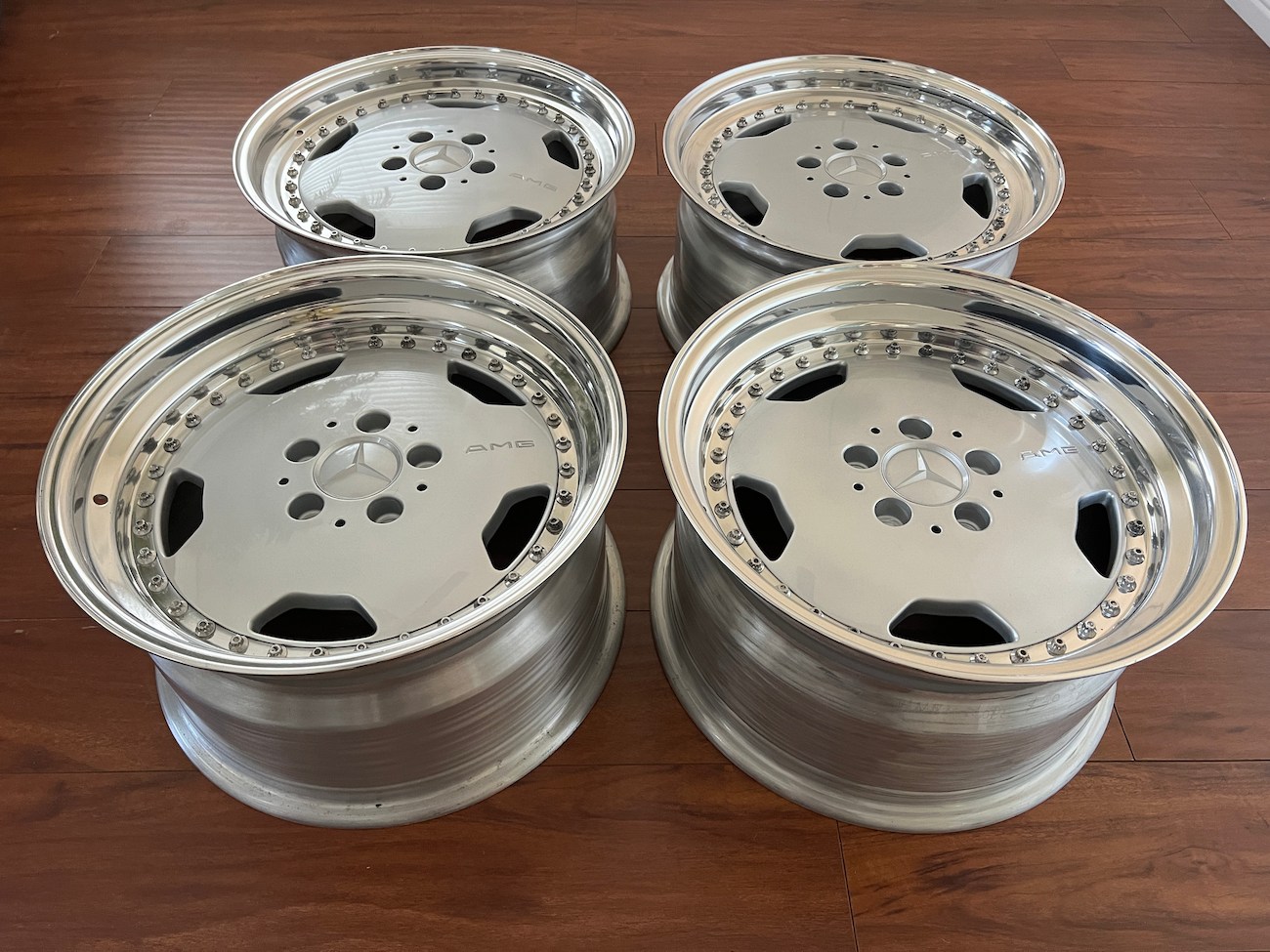 Staggered 3-piece 17" AMG Aero III Wheels by OZ Racing For Sale | The ...