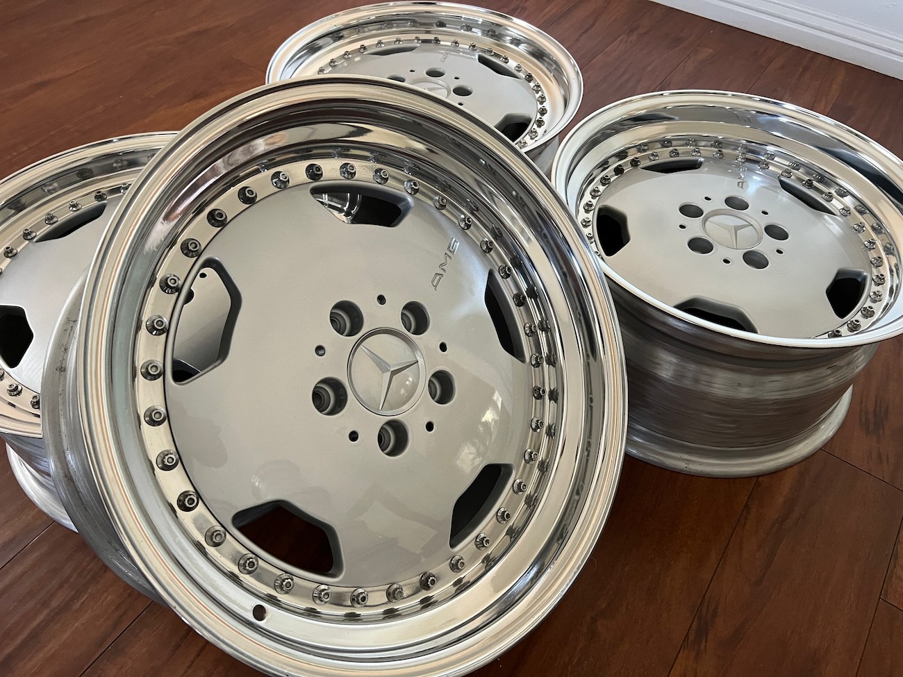 Staggered 3-piece 17" AMG Aero III Wheels by OZ Racing For Sale | The ...