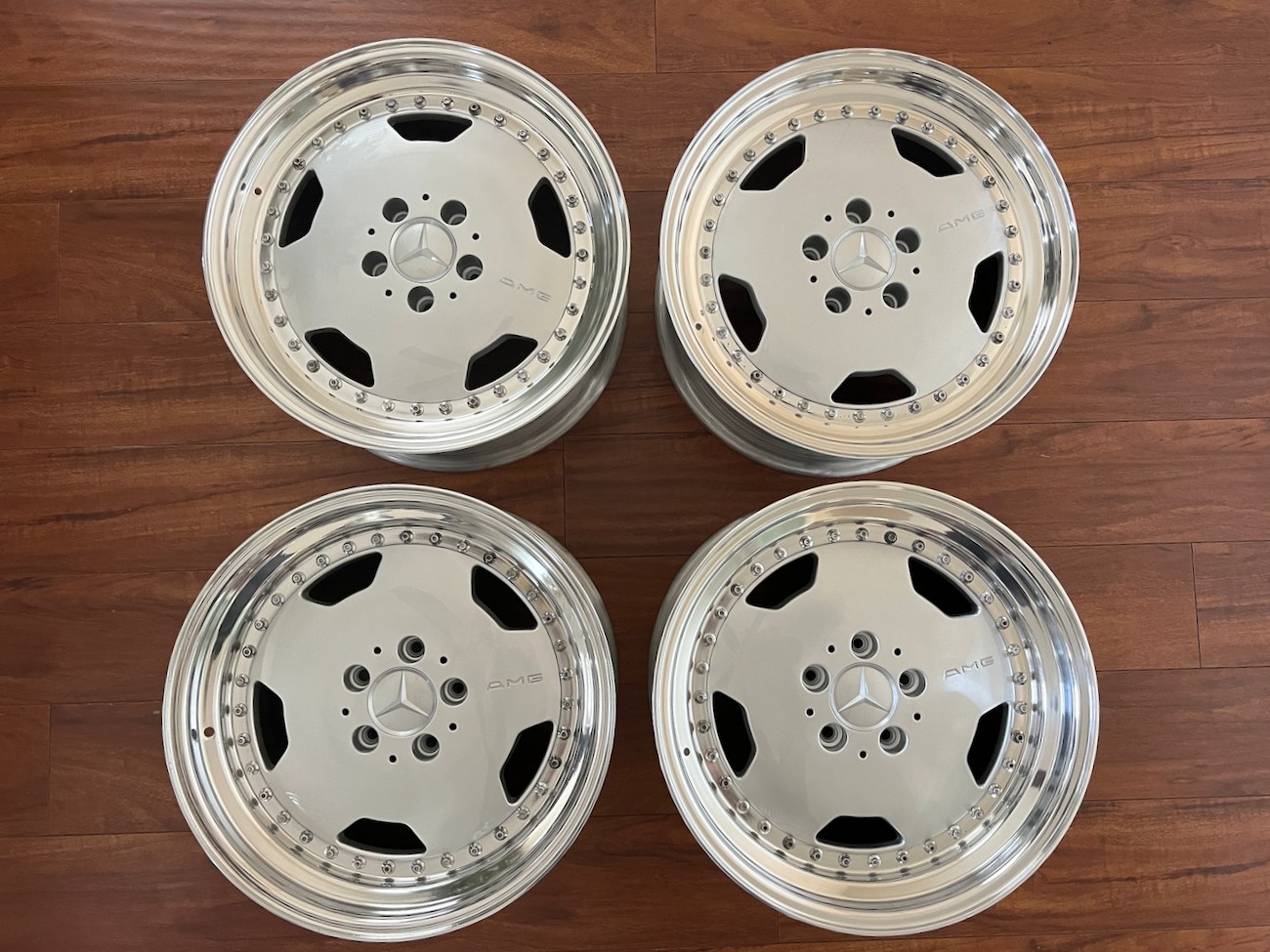 Staggered 3-piece 17" AMG Aero III Wheels by OZ Racing For Sale | The ...