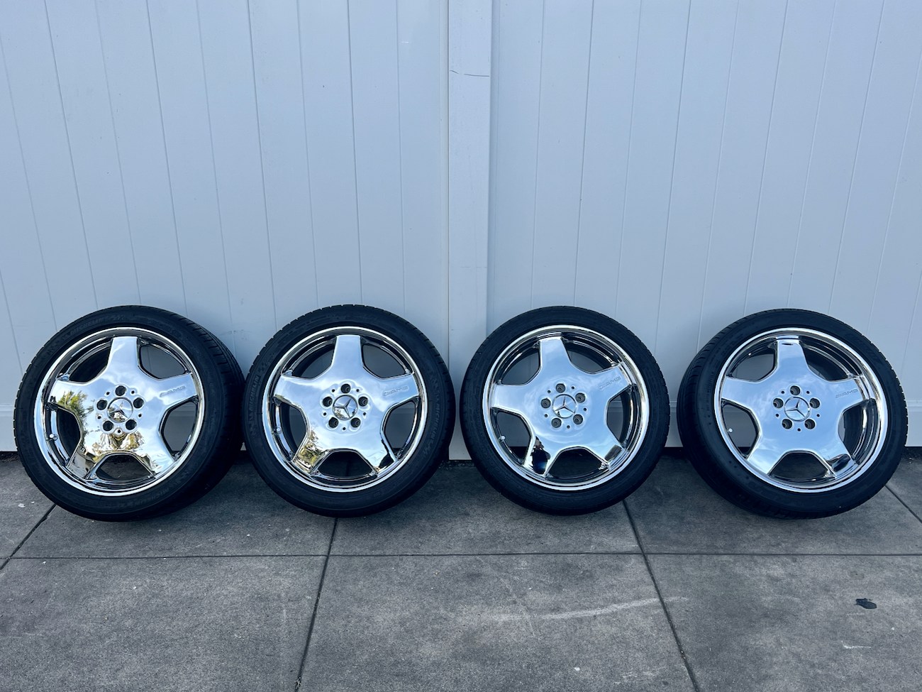 NO RESERVE: 18" AMG Monoblock Wheels & Tires For Sale | The MB Market