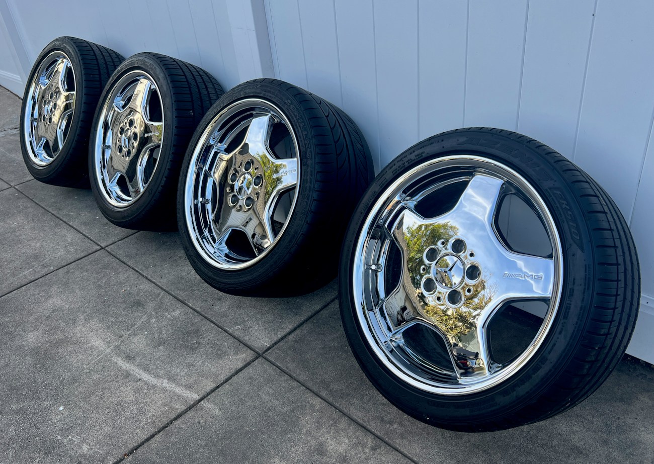 NO RESERVE: 18" AMG Monoblock Wheels & Tires For Sale | The MB Market