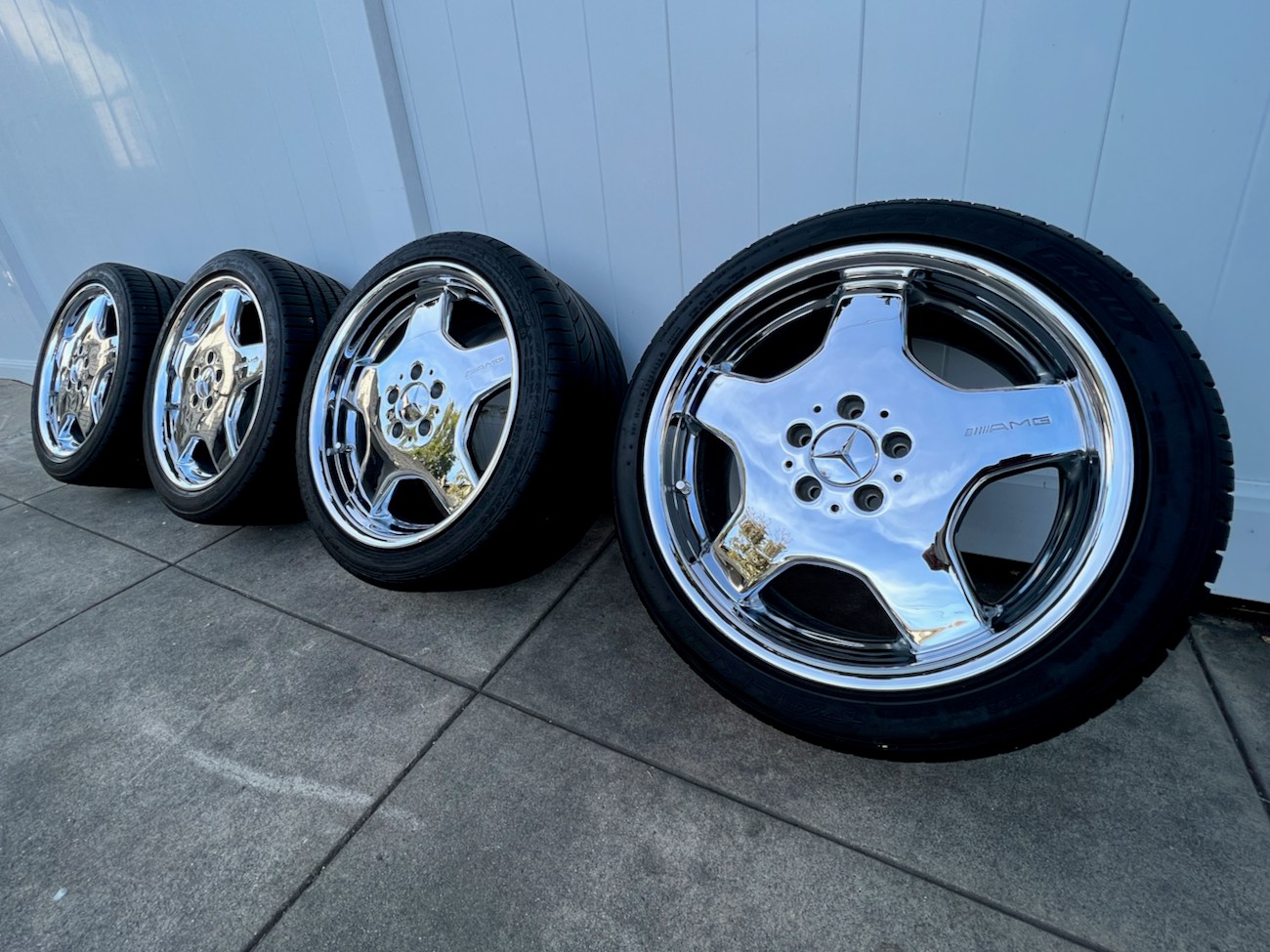 NO RESERVE: 18" AMG Monoblock Wheels & Tires For Sale | The MB Market