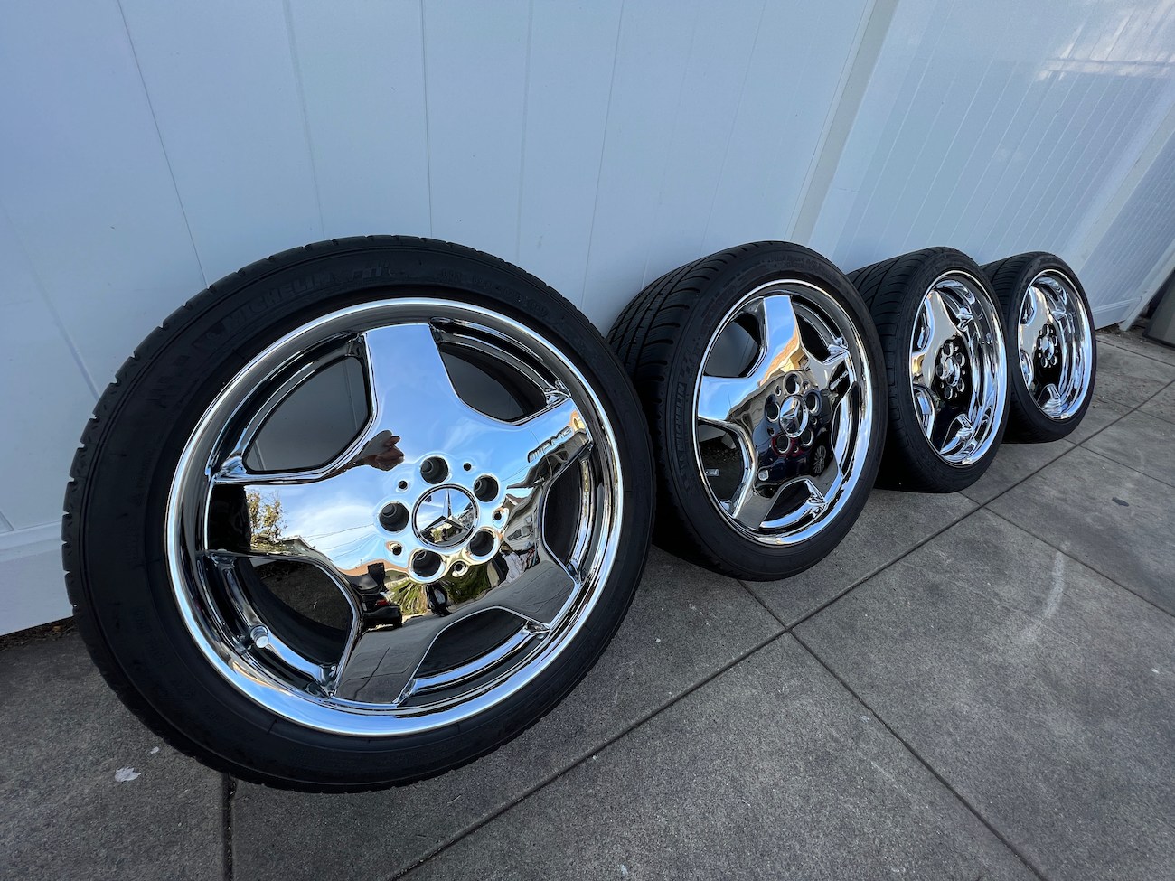 NO RESERVE: 18" AMG Monoblock Wheels & Tires For Sale | The MB Market