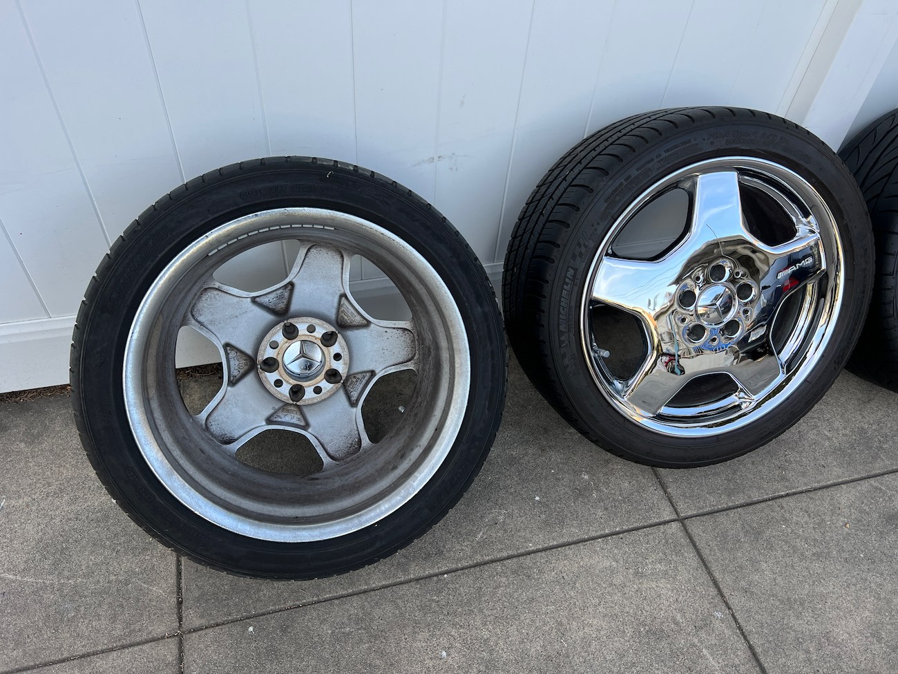 NO RESERVE: 18" AMG Monoblock Wheels & Tires For Sale | The MB Market