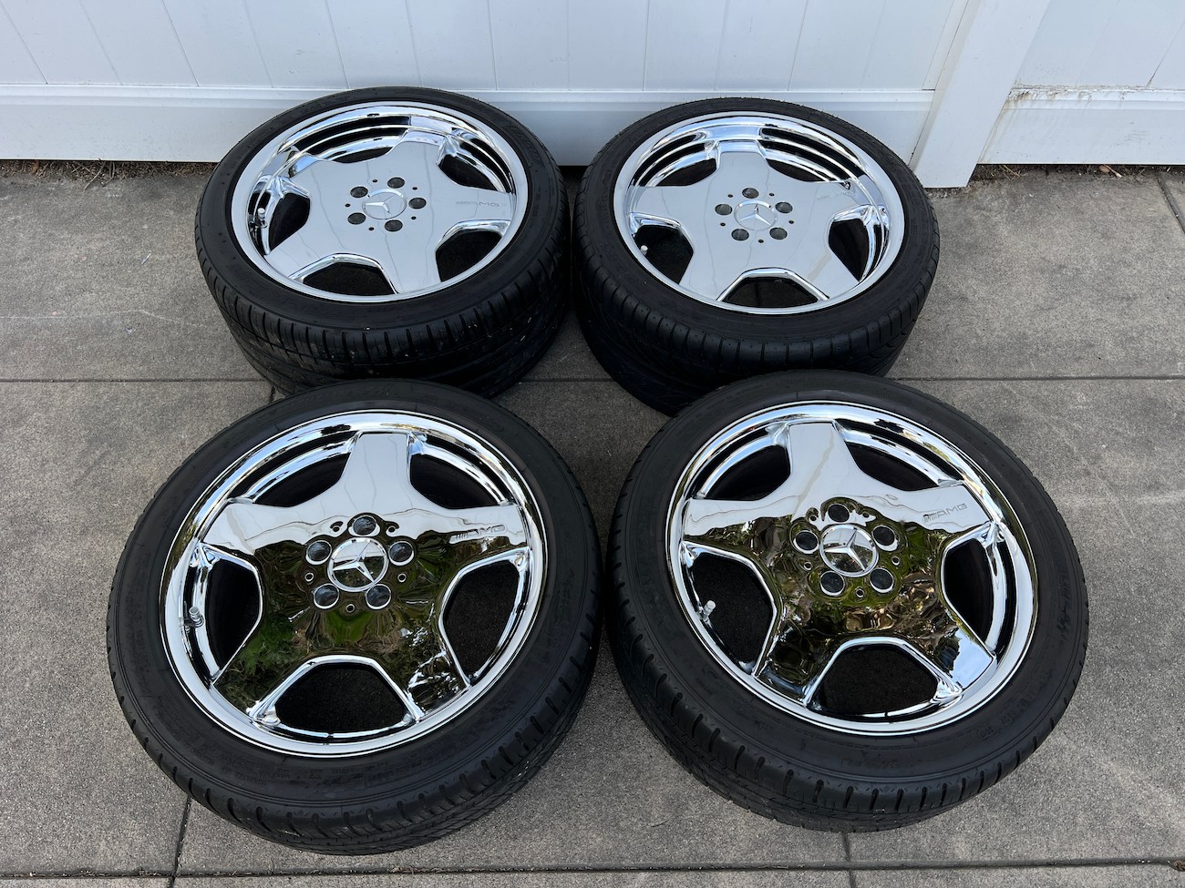 NO RESERVE: 18" AMG Monoblock Wheels & Tires For Sale | The MB Market