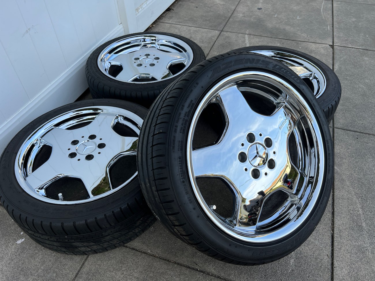 NO RESERVE: 18" AMG Monoblock Wheels & Tires For Sale | The MB Market
