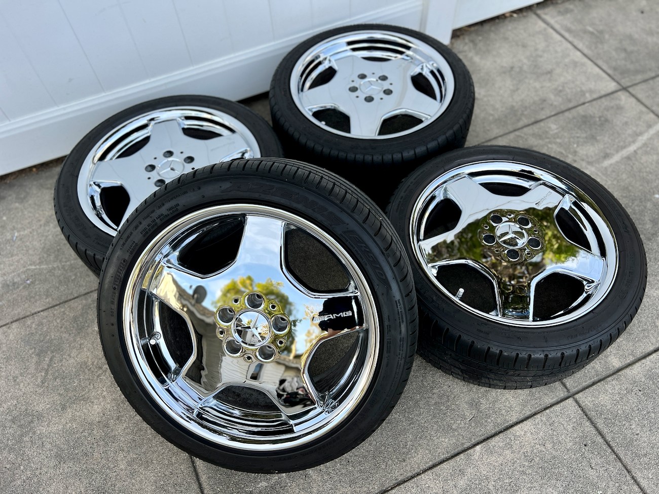 NO RESERVE: 18" AMG Monoblock Wheels & Tires For Sale | The MB Market