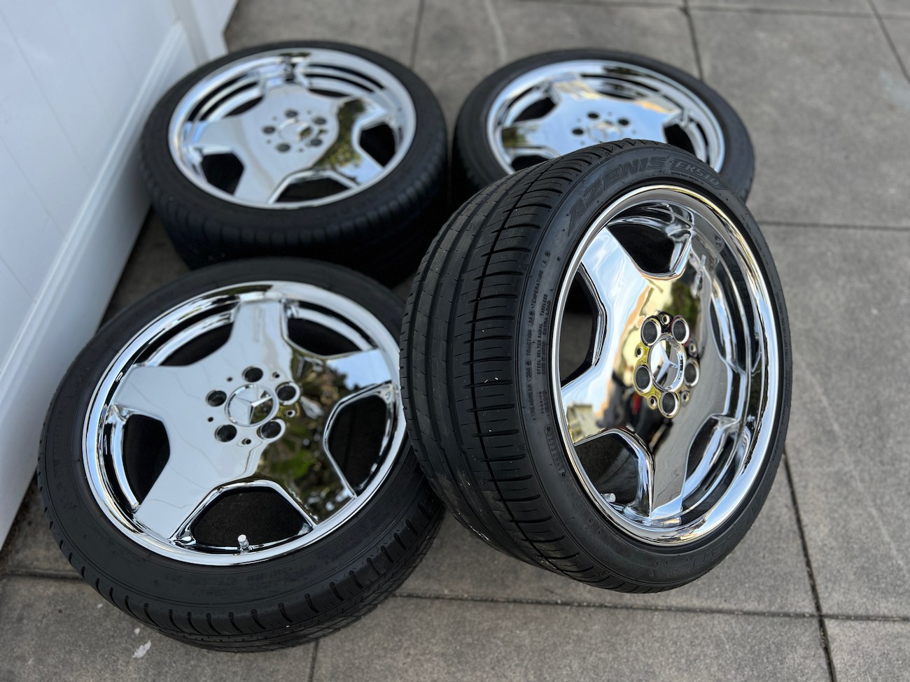 NO RESERVE: 18" AMG Monoblock Wheels & Tires For Sale | The MB Market