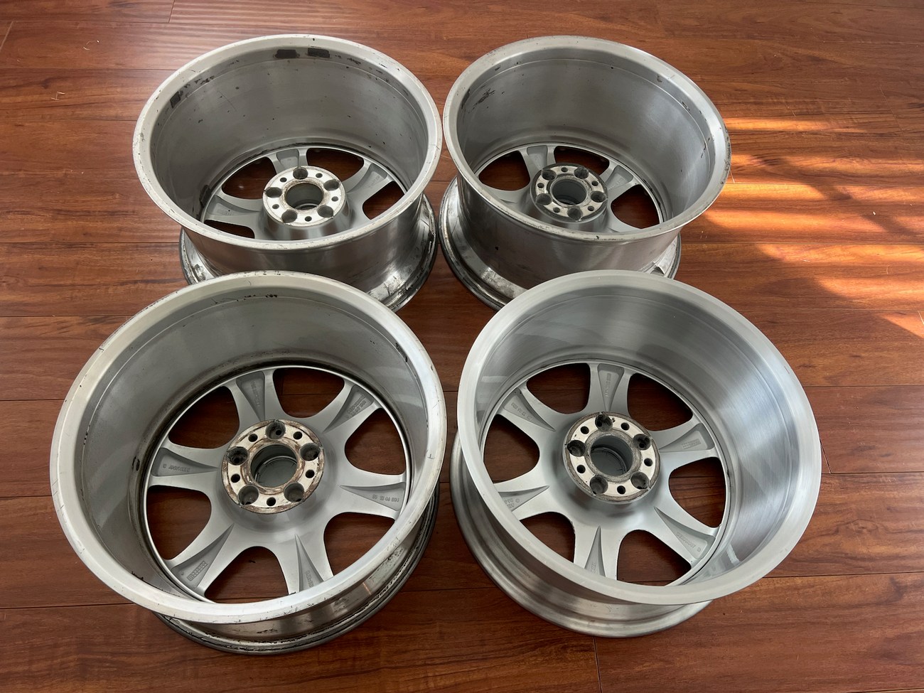 Staggered 18" Mercedes-Benz R129 Silver Arrow Wheels by BBS For Sale ...