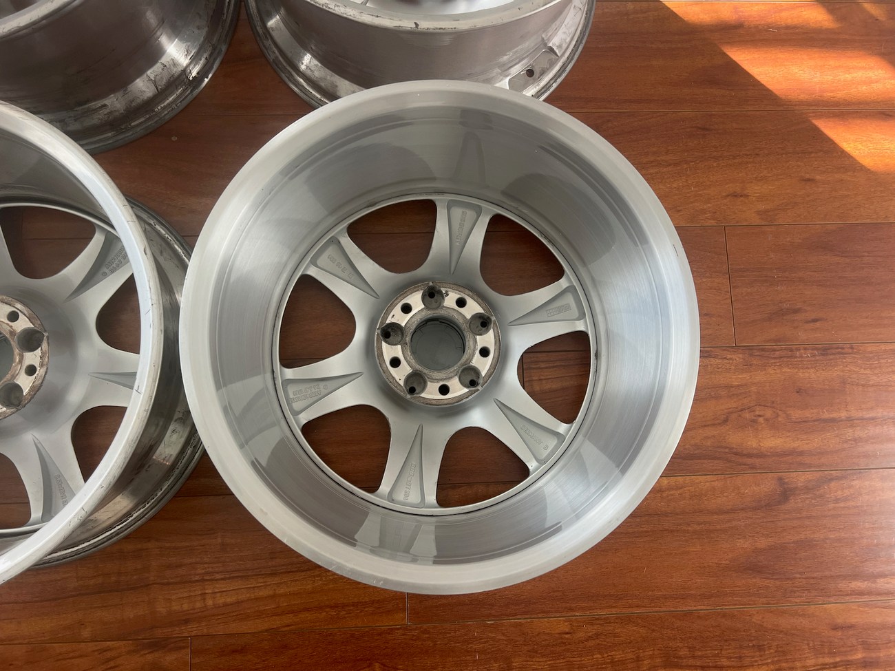 Staggered 18" Mercedes-Benz R129 Silver Arrow Wheels by BBS For Sale ...
