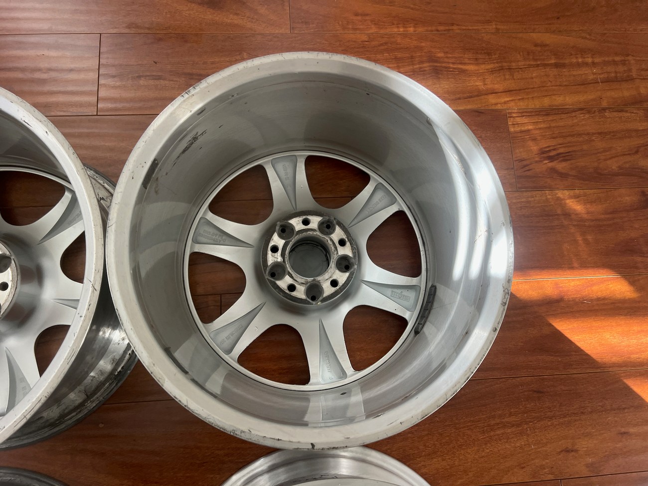Staggered 18" Mercedes-Benz R129 Silver Arrow Wheels by BBS For Sale ...