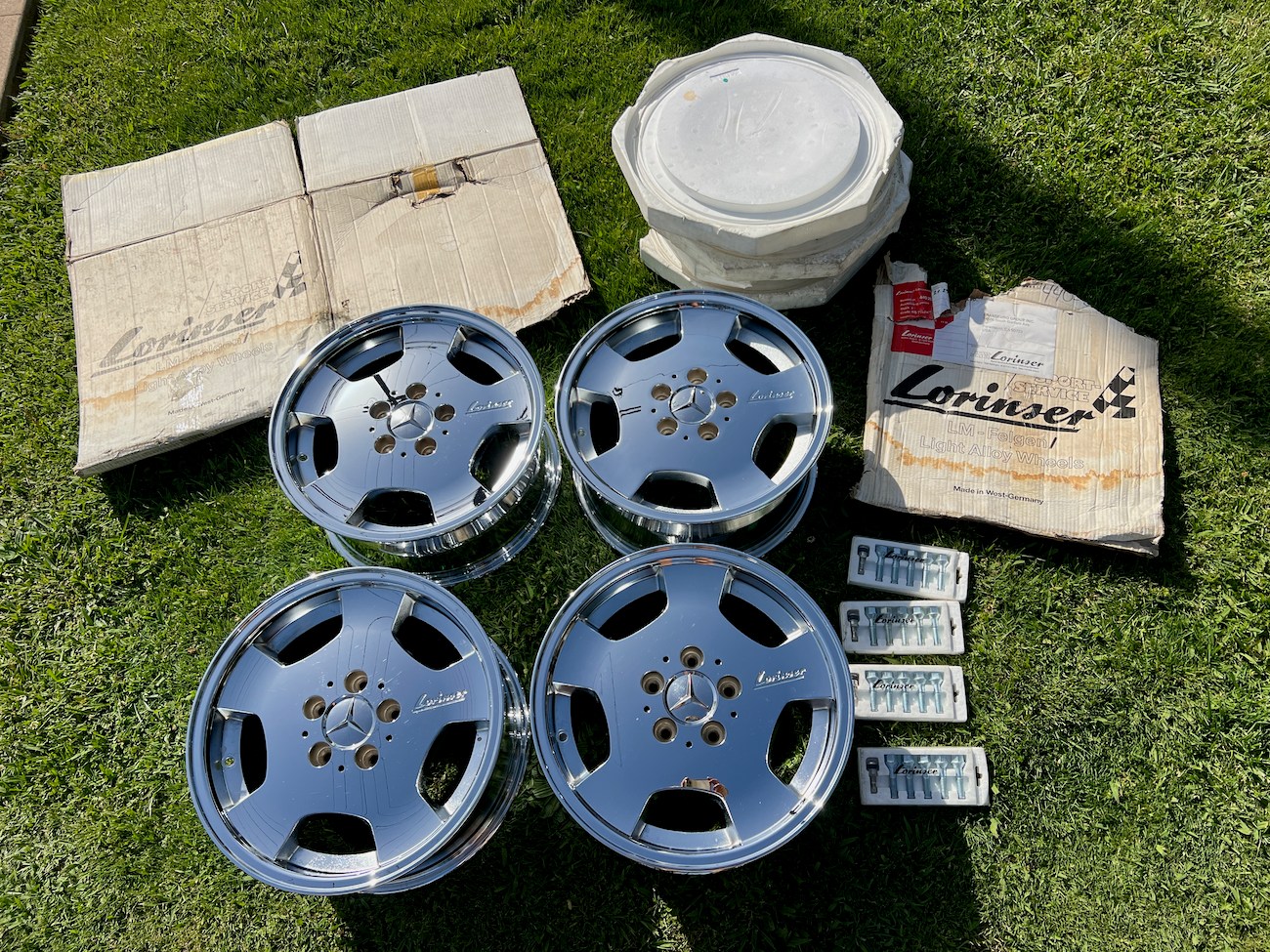 16" Lorinser RS New Old Stock Wheels For Sale | The MB Market