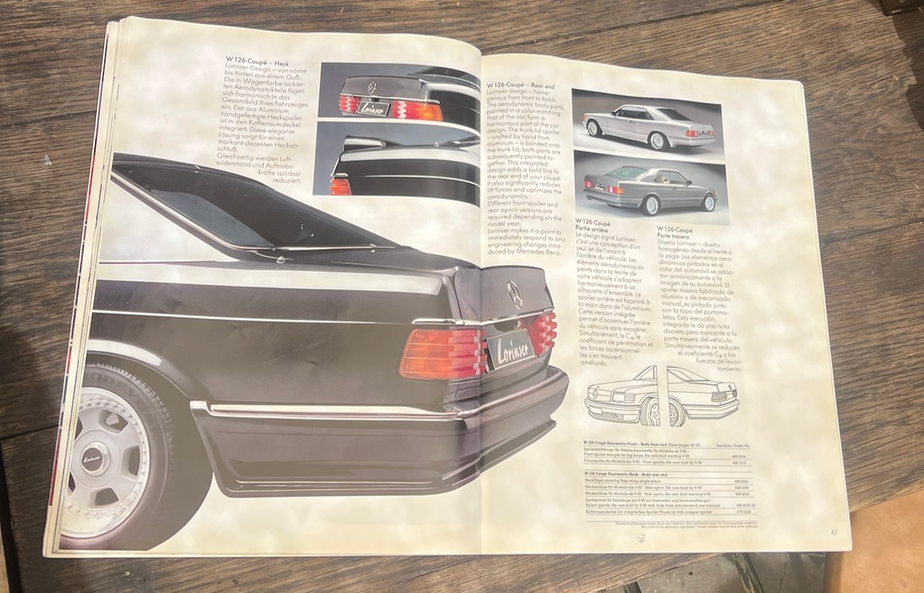 Full Lorinser Body Kit for C126 Mercedes-Benz For Sale | The MB Market