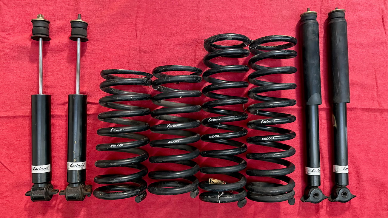 Lorinser Lowering Springs and Shocks for W126/C126 For Sale | The MB Market