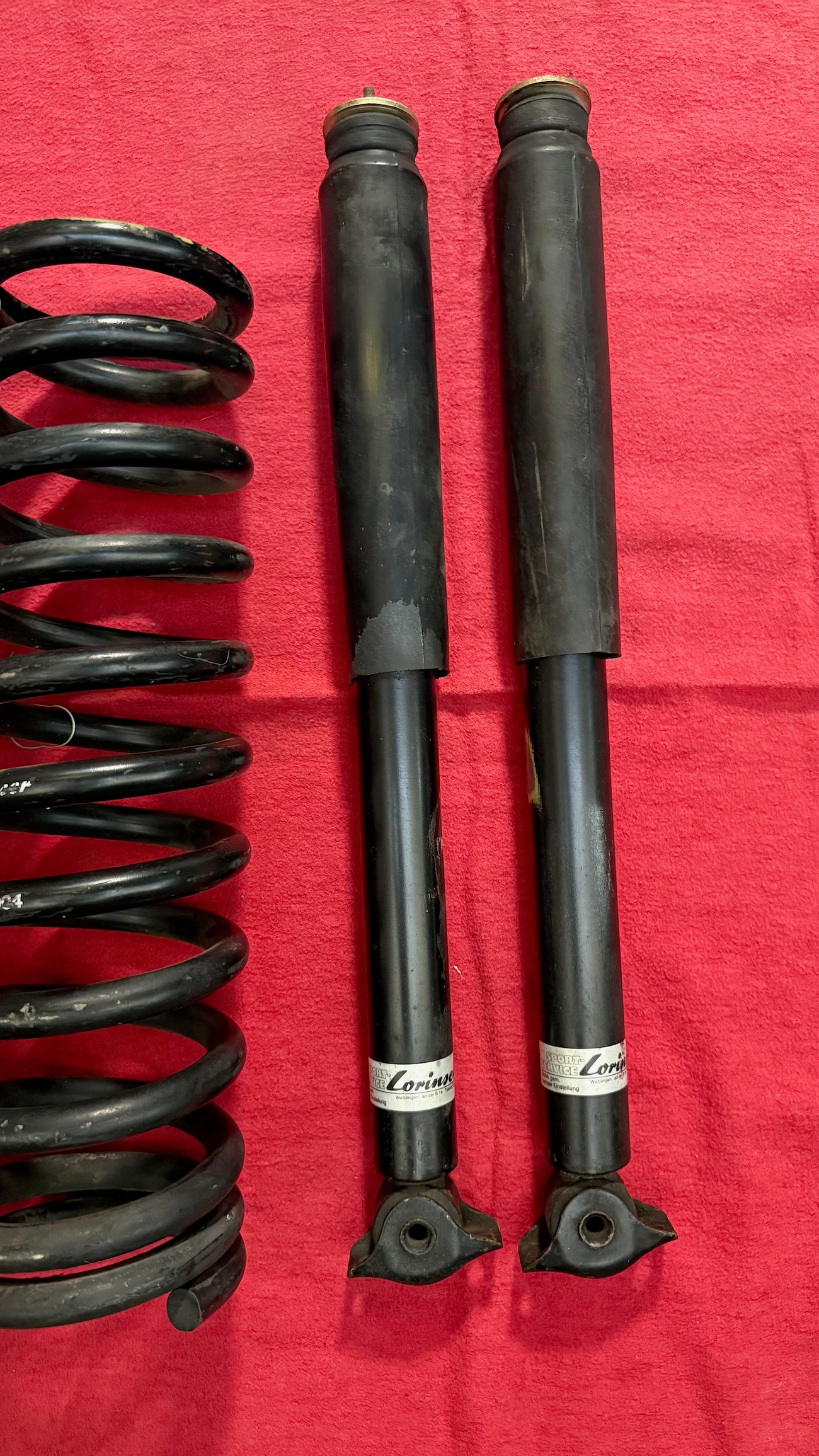 Lorinser Lowering Springs and Shocks for W126/C126 For Sale | The MB Market