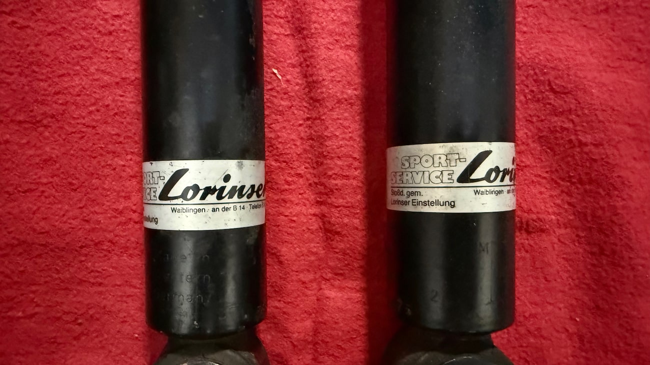 Lorinser Lowering Springs and Shocks for W126/C126 For Sale | The MB Market