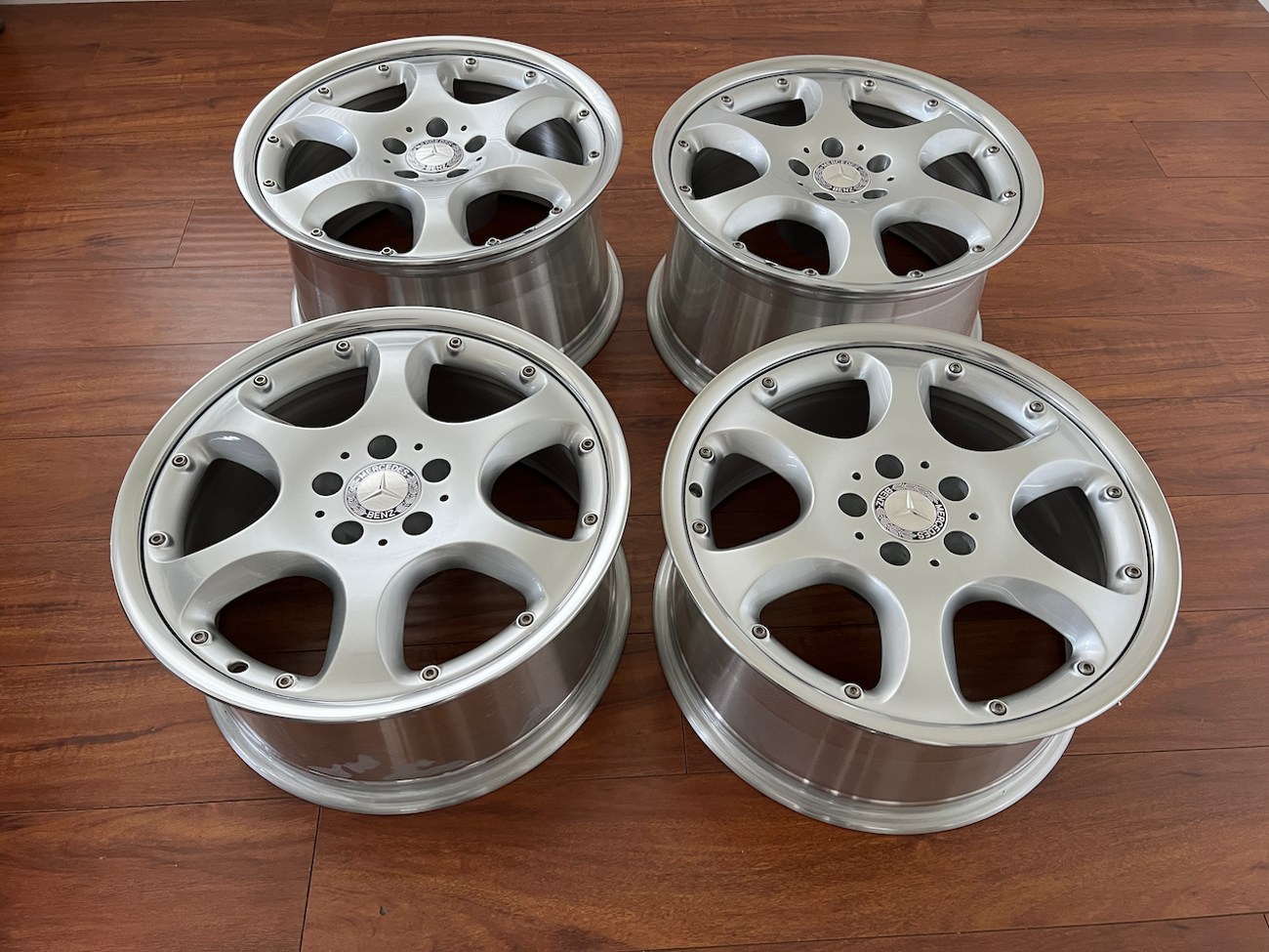 Staggered 18" R129 Silver Arrow Wheels by BBS For Sale | The MB Market