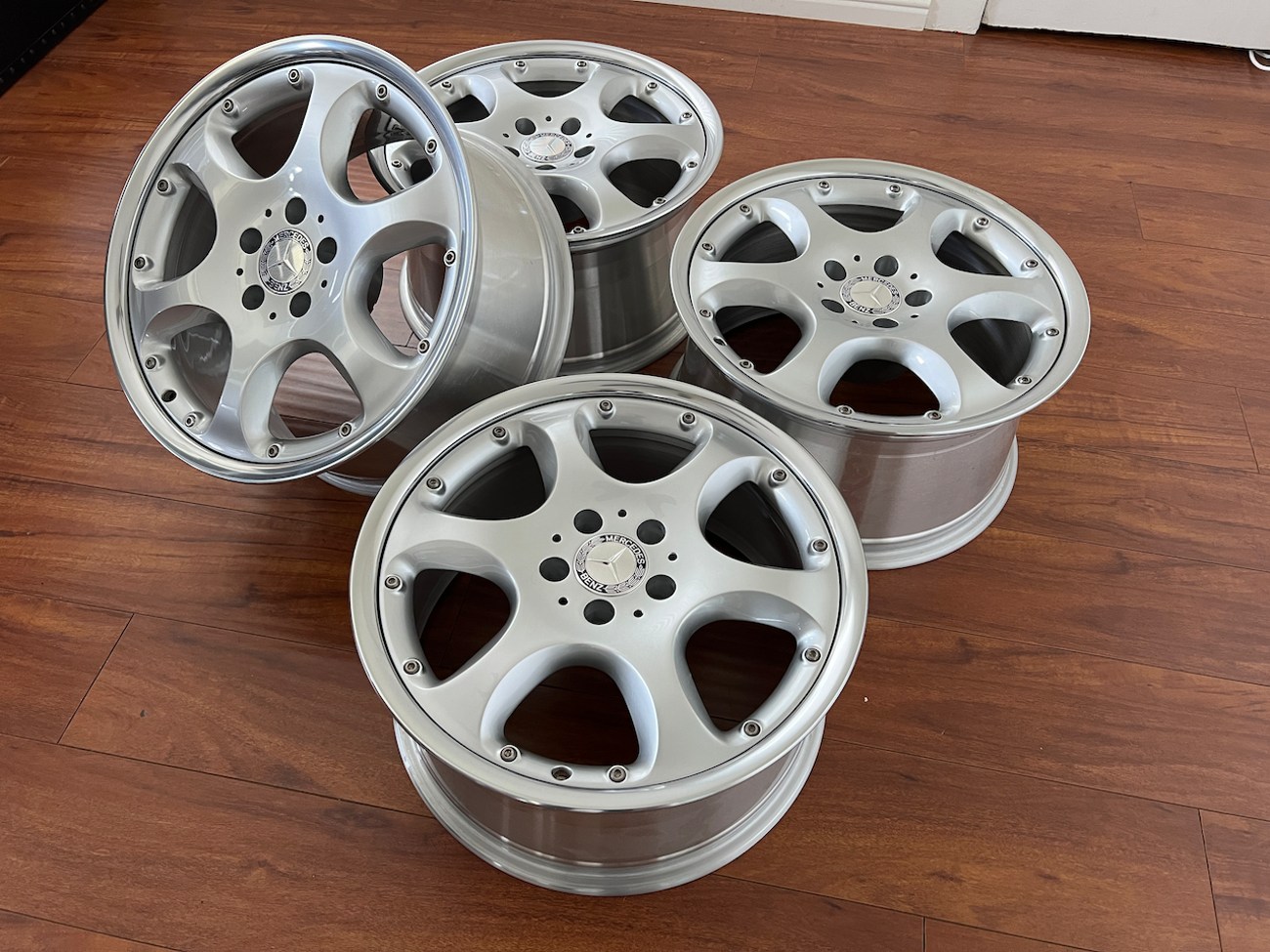 Staggered 18" R129 Silver Arrow Wheels by BBS For Sale | The MB Market